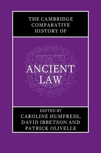 Amazon.com: The Cambridge Comparative History of Ancient Law ...