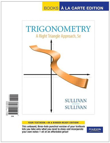 Amazon.com: Trigonometry: A Right Triangle Approach: 9780321663566 ...