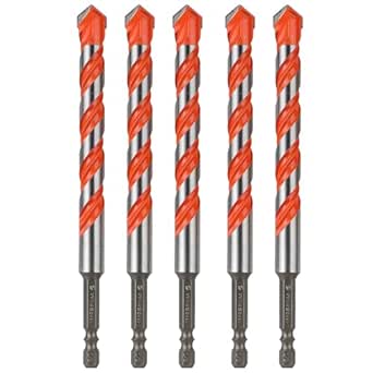 Concrete Carbide Drill Bits Hex Shank Masonry Cement Tile Drill Bit Set ...