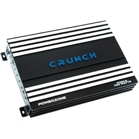 Amazon.com: Crunch PowerZone P1100.2 1100 Maxx Watt Power A/B Class Two ...
