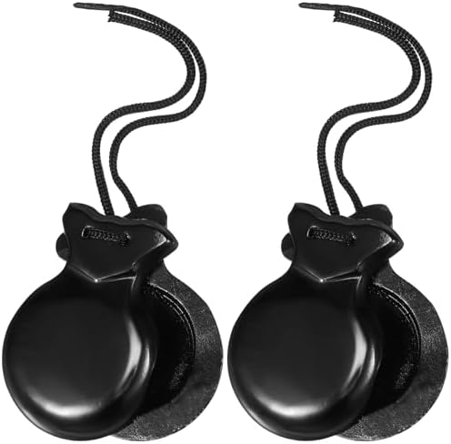TOYANDONA Wooden Castanets Spanish Castanets Handmade Traditional Hand ...