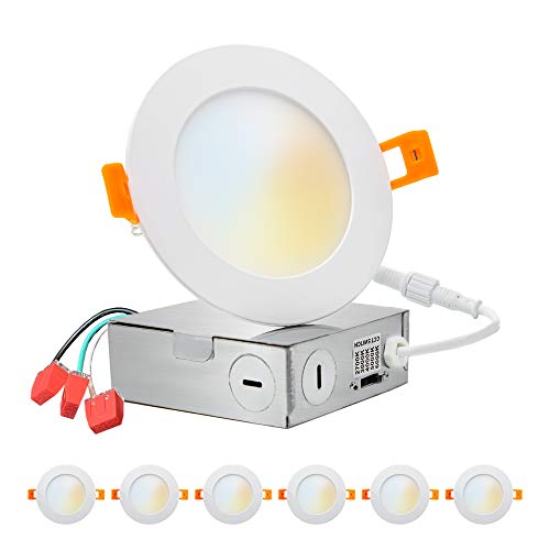 Snapklik.com : PROCURU 24-Pack 4-Inch 2700K-6000K LED Color Temperature ...
