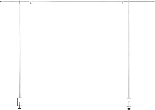 Supernic Tall Over The Table Rod Stand with Clamps Adjustable 135-250cm ...