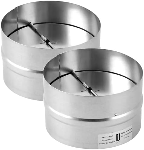 Amazon.com: QWORK Draft Blocker 6 Inch Damper Stopper Duct Damper ...