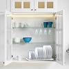 Simple Houseware Stainless Steel Plate Drying Rack with Drainboard ...