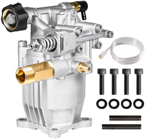 Amazon.com : Pressure Washer Pump 8.7GA12, Triplex, 2.5GPM@3400 PSI, 3/ ...