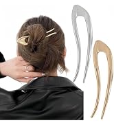 Amazon.com : FRDTLUTHW 4.3Inch U Shaped Hair Fork Acetate Tortoiseshell ...