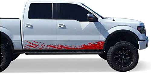Bubbles Designs Set of Side Mud Splash Decal Sticker Graphic Compatible ...