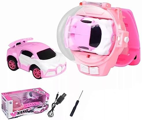 SANTALON 2.4 GHz Racing Car Cartoon Mini Watch Car Toy, USB Rechareable ...