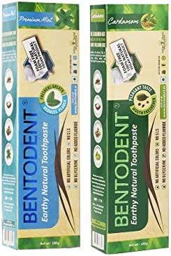Amazon.com: Bentodent Calcium Bentonite Clay Toothpaste Fluoride-Free ...