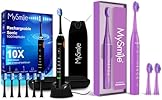 Amazon.com: MySmile Electric Toothbrush for Adults, Rechargeable Sonic ...