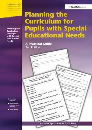 Planning the Curriculum for Pupils with Special Educational Needs: A ...