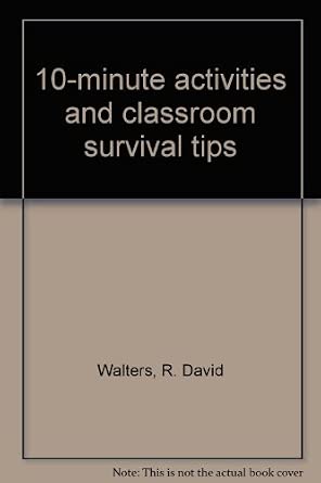 10-minute activities and classroom survival tips | Amazon.com.br