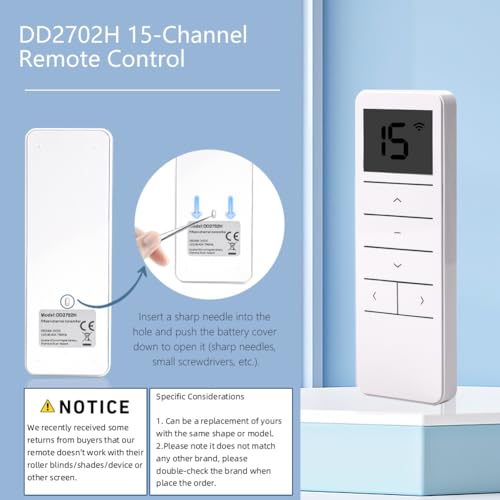 Snapklik.com : DD2702H 15 Channel Bi-Directional LCD Replacement ...