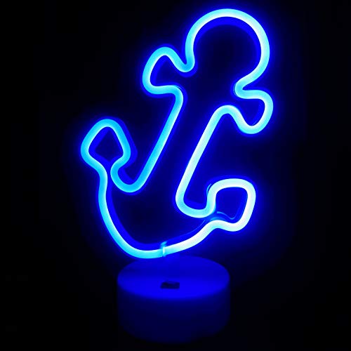 Funky Lighted Anchor Wall Decor - Sink or Swim - Check These Out