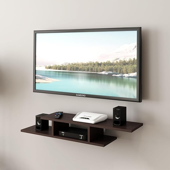 VARS DECOR Modern Wooden,Setup Box Stand for Home Wall Wooden/Setup Box ...