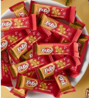 Amazon.com: Kit Kat Snack Size Stocking Stuffers Crisp Wafers in Milk ...
