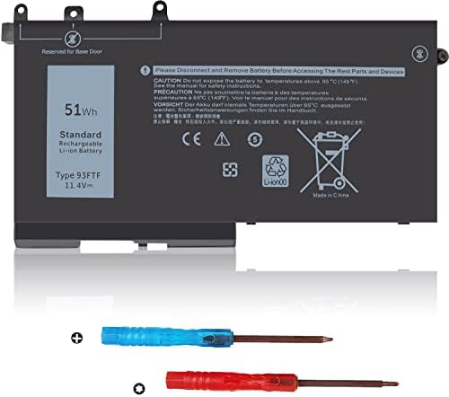 Amazon.com: 93FTF Battery Replacement for Dell Latitude 5580 5480 5490 ...