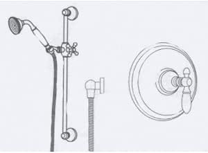 Amazon.com: Justyna Collections Shower & Tub Filler Combo Fia F-7115-L ...