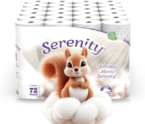 Serenity Soft Quilted Toilet Tissue 3‑Ply – Luxuriously Soft, Gentle ...