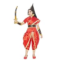 Buy Smuktar Garments Jhansi Ki Rani Costume For Kids (3 to 4 Years ...
