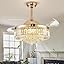 42'' Fandelier Ceiling Fans with Light, Chandelier Ceiling Fan ...