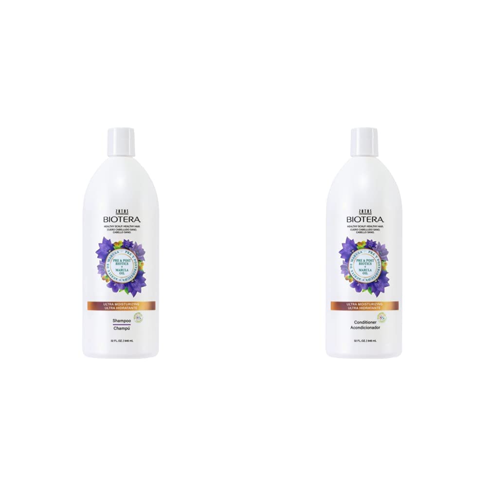 Amazon.com: Biotera Ultra Moisturizing Shampoo and Conditioner Set ...
