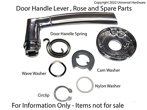 Universal Hardware 2.5 Turns Door Handle Springs 3 mm Thick Replacement ...