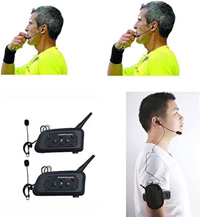 Amazon.com: Maxquall Referee Headset 2 Referees Full Duplex Football ...