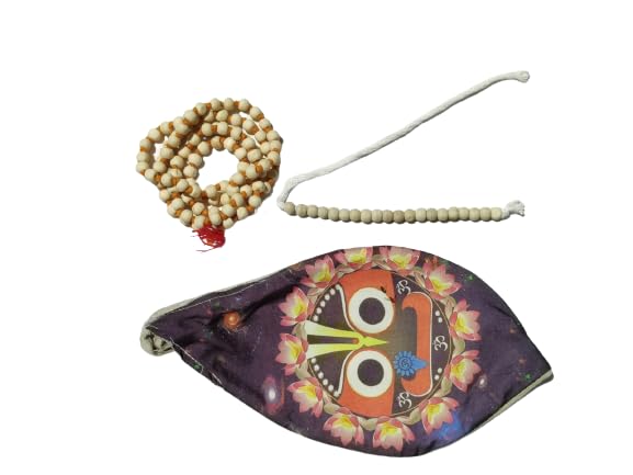 FIRMUS Jagannath Printed Chanting Bag/Japa Bag with Japa Mala & Mala ...