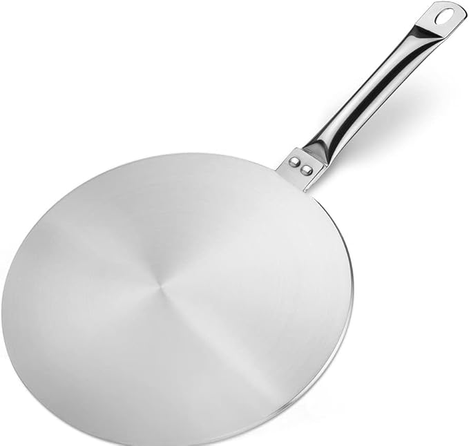 Amazon.com: Heat Diffuser Induction Plate 9.45inch/24cm Stainless Steel ...