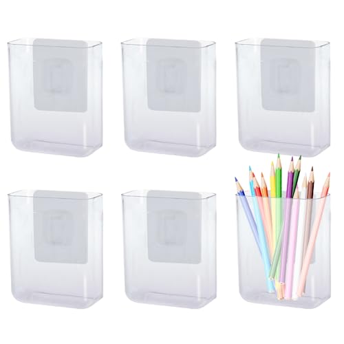 Snapklik.com : 6 Pack Plastic Wall Folders, Acrylic Single Pocket Wall ...