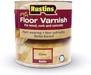 Amazon.com: Rustins Quick Dry Acrylic Floor Coating - Satin 2.5L ...