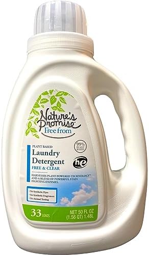 Amazon.com: Nature's Promise Laundry Detergent Free And Clear 50 Fl Oz ...