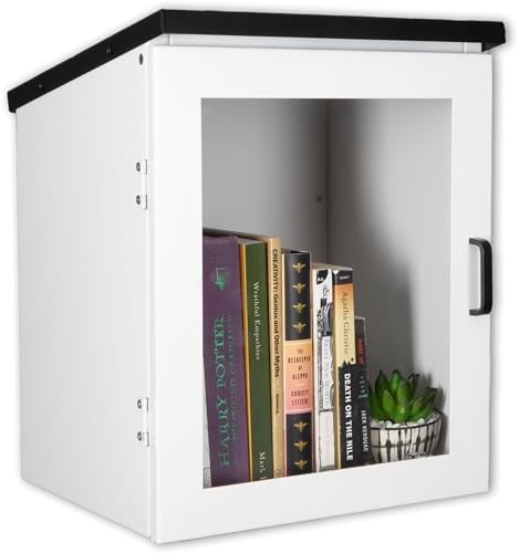 Amazon.com: Ozzptuu Outdoor Library Box Literature Exchange Box Outdoor ...