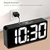 Amazon.com: DreamSky Large Digital Alarm Clock Big Numbers for Seniors ...