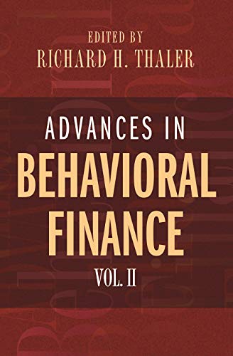 Amazon.com: Advances in Behavioral Finance, Volume II (The Roundtable ...