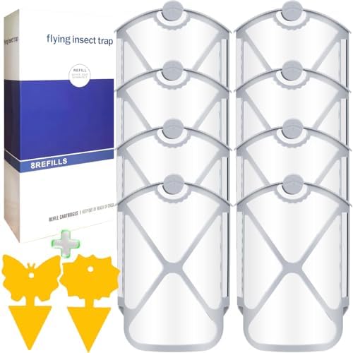 Amazon.com : 8 Pack Flying Insect Trap Refill Cartridges Compatible ...