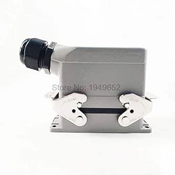 Heavy Duty Connectors HDC-HSB-006-1 F/M 6pin 35A Industrial Rectangular Aviation Connector Plug ...