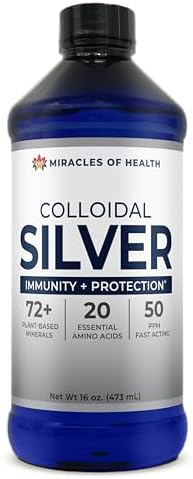 Amazon.com: Colloidal Silver Liquid - 16 oz Glass Bottle by Silver ...