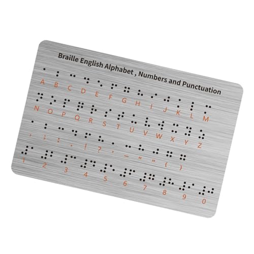 Tactiles Braille Learning Boards for Blind Students Complete Alphabets ...