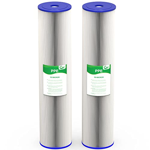 VEGEBE 50 Micron 20-Inch Whole House Heavy Duty Water Filter ...