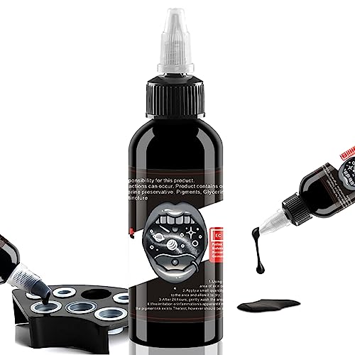 1 Bottle of Baodeli Super Black Tattoo Ink – Tribal – Shade – Safe ...