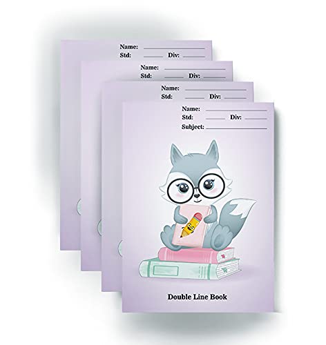 Buy Wild Orchid Double Line Book, Inside Pages 80 GSM Premium Super ...