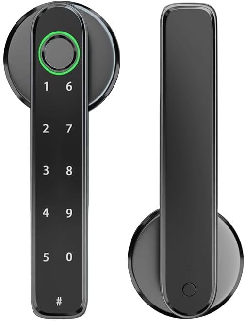 Fingerprint Door Lock, Biometric Door Knob, Keyless Entry Door Handle ...