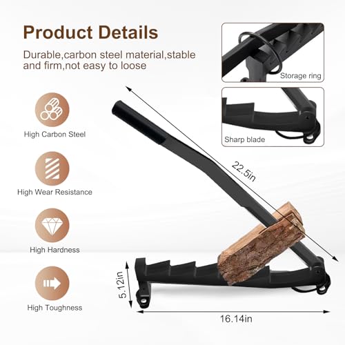 Wall Mounted Wood Splitter, Wall Mounted Firewood Splitter Kingling ...