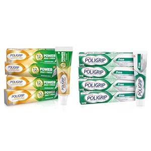 Amazon.com : Super Poligrip Power Max Power Hold Denture Cream Bundle ...