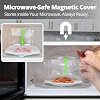 Amazon.com: HOVER COVER Magnetic Microwave Splatter Cover, Clear ...