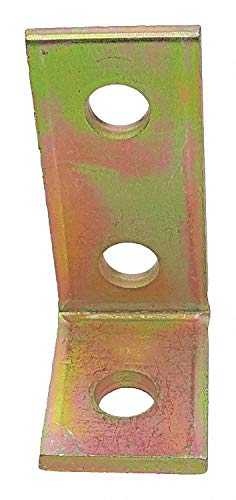 Channel Angle Bracket, Steel, Galv-Krom Finish-Each : Amazon.in: Home ...