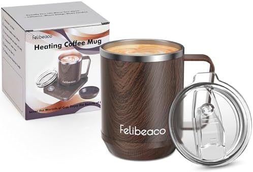 Amazon.com: HYDRATE 10oz Smart Mug - White Ceramic Acrylic Self Heating ...